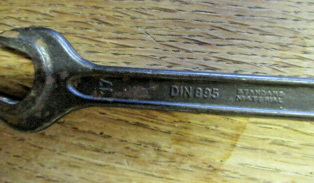 SPANNER DOWIDAT DIN 895 17 MM 19 MM GERMAN CLASSIC CAR AUTOMOBILIA ...