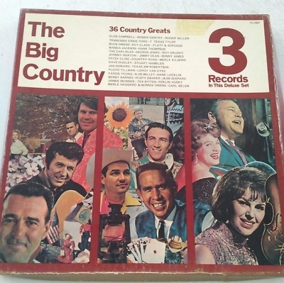 Big Country - 36 Country Greats 3 vinyl LP Box Capitol SH-3307 | eBay
