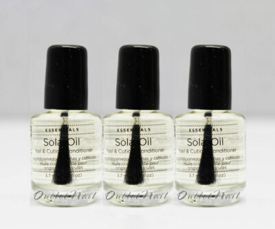 LOT 3 - CND Solar Oil Mini 0.125oz/ 3.7ml - Nail & Cuticle Conditioner ...