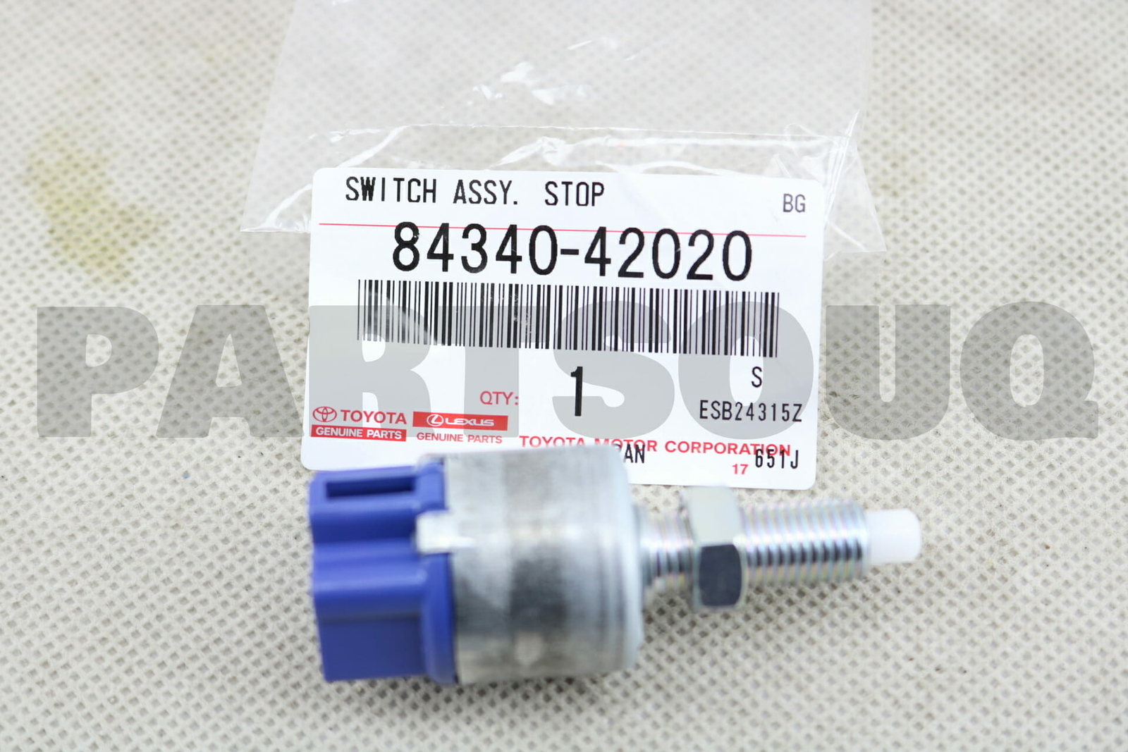 8434042020 Genuine Toyota SWITCH ASSY, STOP LAMP 84340-42020 | eBay