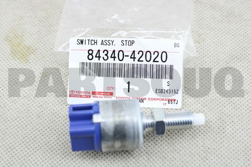 8434042020 Genuine Toyota SWITCH ASSY, STOP LAMP 84340-42020 | eBay