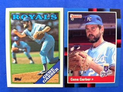 MLB - Gene Garber 1988 Topps & 1988 Donruss Baseball - Royals | eBay