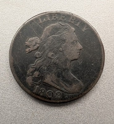 USA! Rare 1802 Large Cent Draped Bust Coin with great details! | eBay