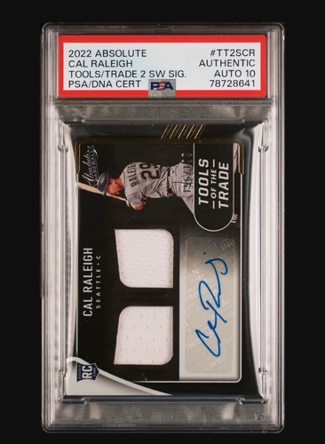 2022 Panini Absolute - Tools of the Trade 2 Swatch Signatures Cal ...