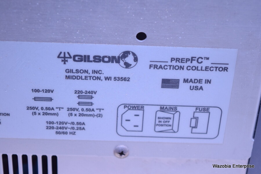 GILSON PREP FC PREPFC FRACTION COLLECTOR | eBay