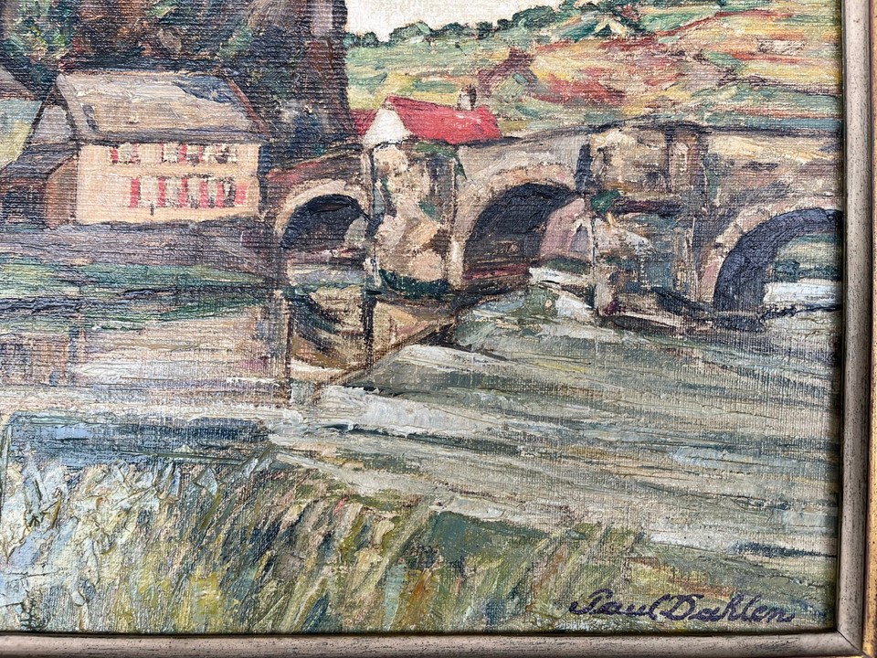 Paul Dahlen, Runkel an der Lahn, sehr schönes Ölbild auf Leinwand | eBay