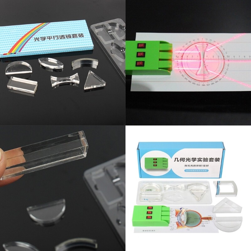 Triangular Semicircle Rectangle Concave Biconvex Lens for Create ...