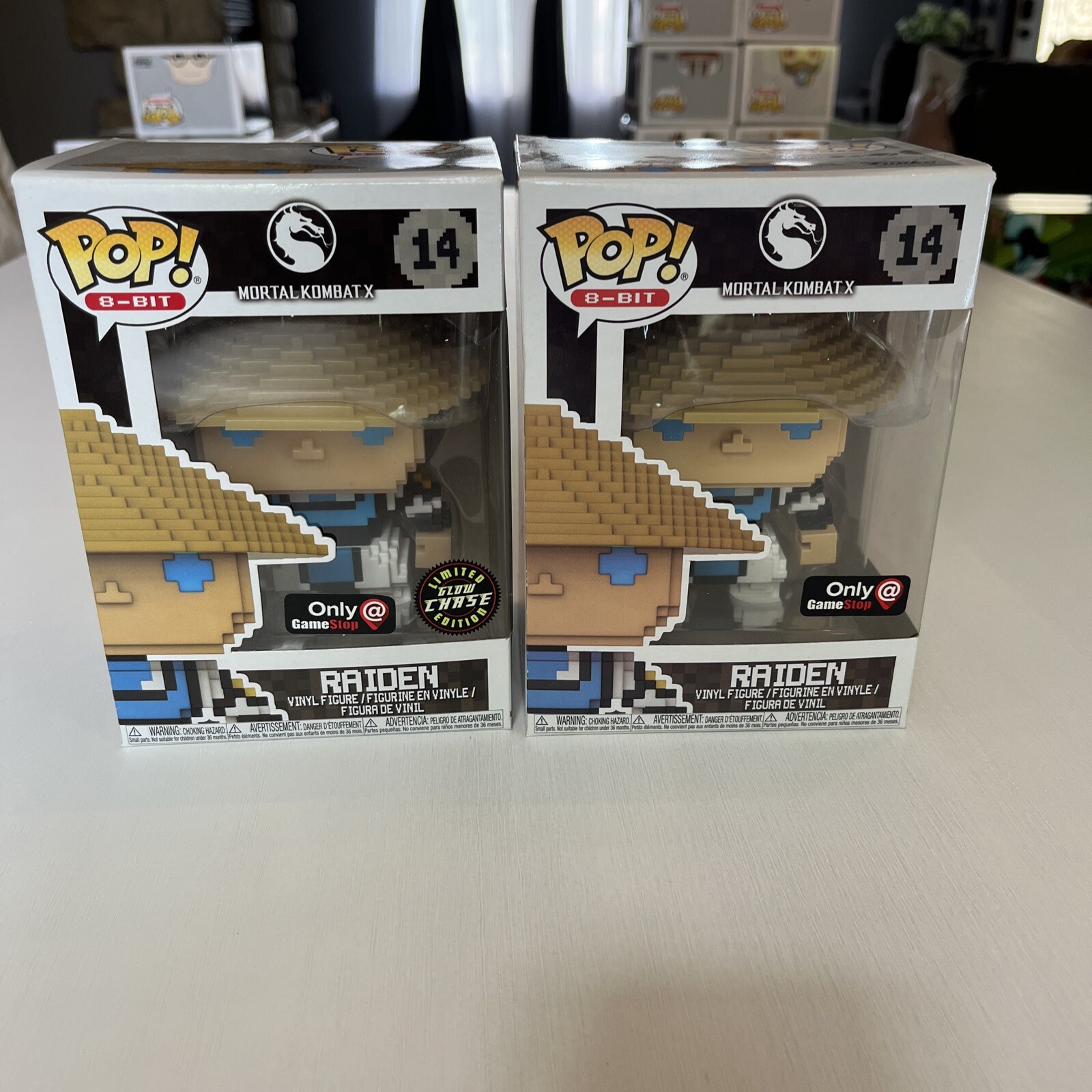 Funko Pop! 8-Bit Mortal Kombat X - Raiden #14 - CHASE GameStop ...