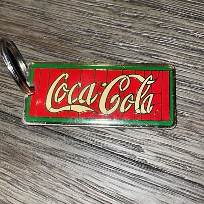 Vintage 1987 Coca-Cola Logo Metal Key Chain Ring Keychain Coca Cola | eBay