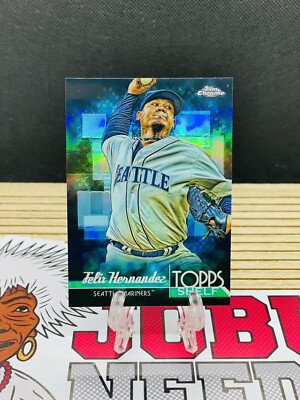 FELIX HERNANDEZ 2014 Topps Chrome Baseball Topps Shelf #TS-FH Mariners ...