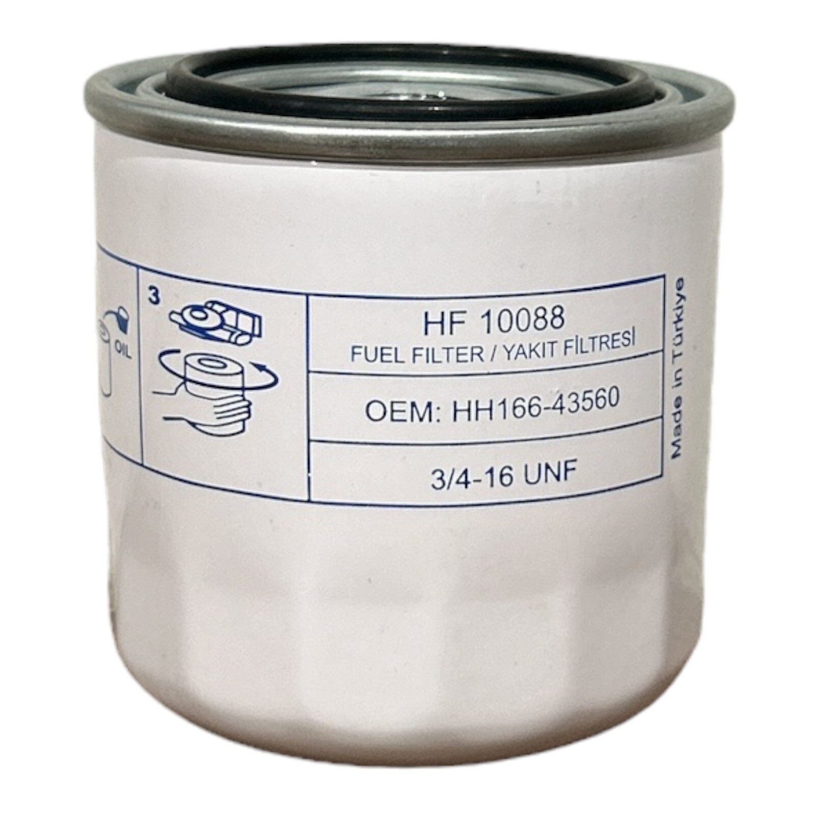 16631-43560 HH166-43560 For Kubota Fuel Filter | eBay