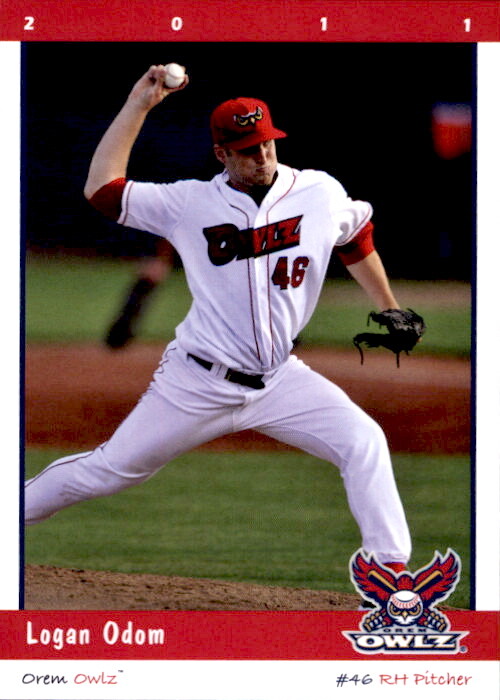 2011 Orem Owlz Grandstand #26 Logan Odom Central Point Oregon OR ...