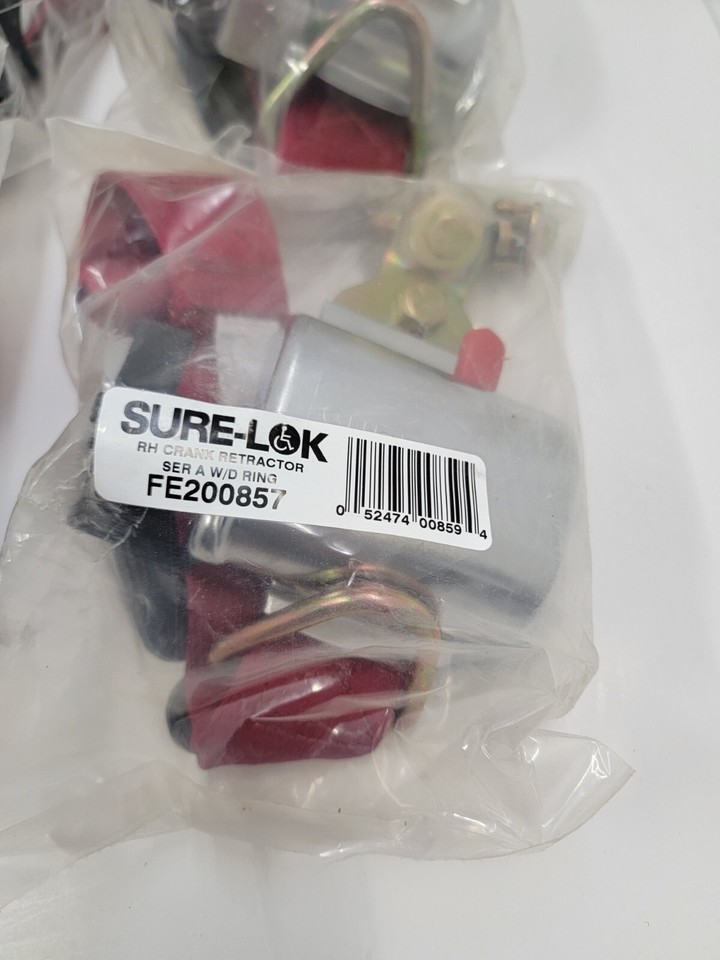 SURE-LOK WHEELCHAIR ANCHOR RESTRAINT SERIES A RETRACTOR TIE DOWN KIT ...