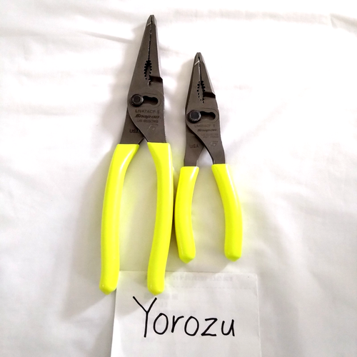 Snap On LN47ACF & LN46ACF Needle Nose/Slip-Joint Combination Yellow ...