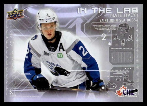 2024-25 UD CHL In the Lab IL-31 Nate Tivey - Saint John Sea Dogs | eBay