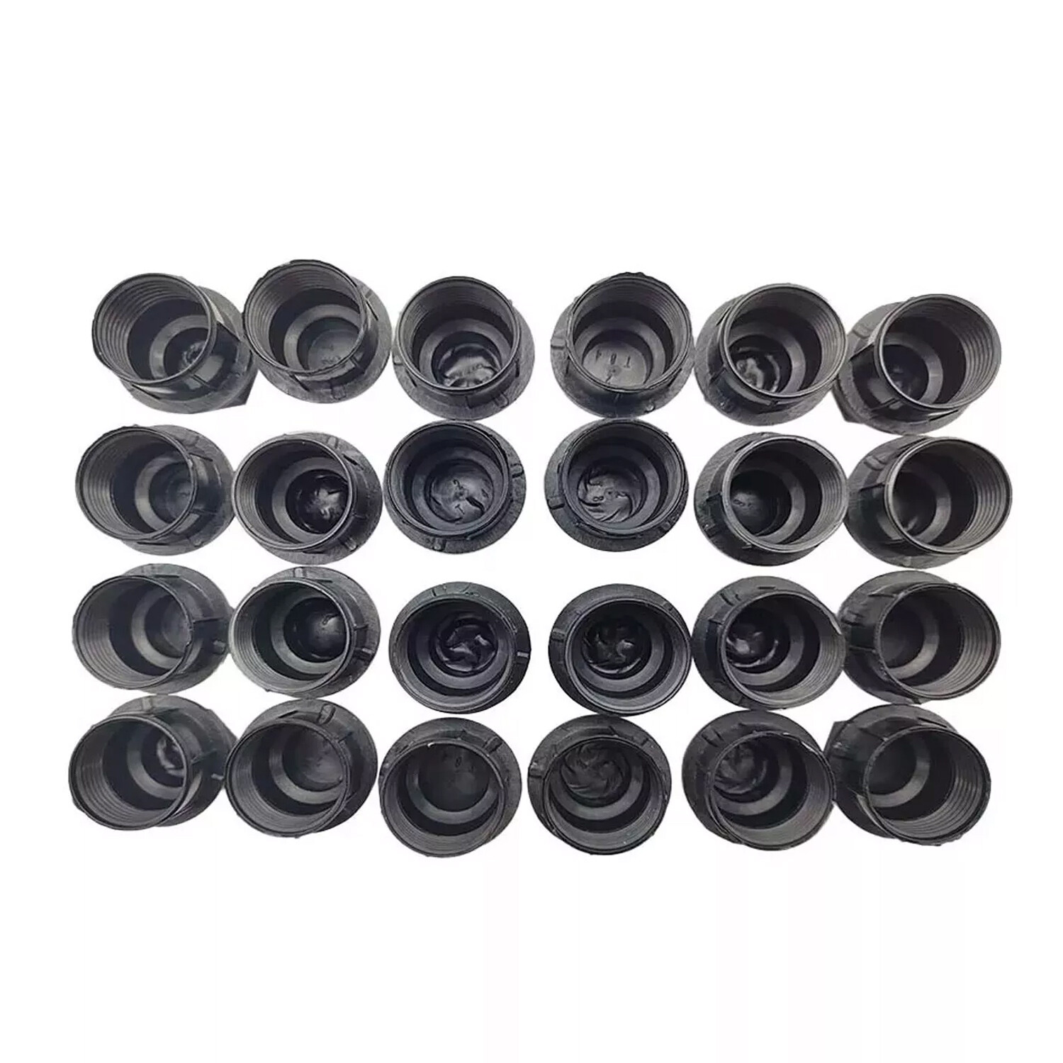 FOR CHEVROLET GMC 1500 2500 FULL SIZE TRUCK BLACK LUG NUT COVER CAP ...