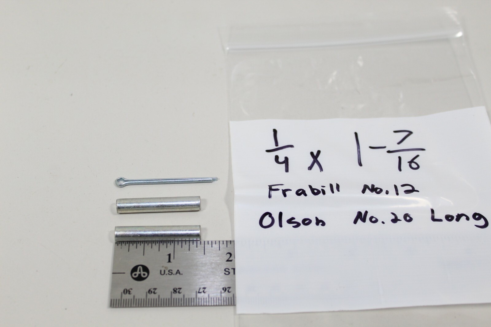 (1) Kit Nos Outboard Motor Shear/Drive Pins 1/4" x 1-7/16" Frabill ...