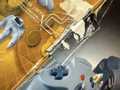 BOX ONLY NINTENDO 64 N64 CONSOLE Empty Box Pre Owned w clear case ...