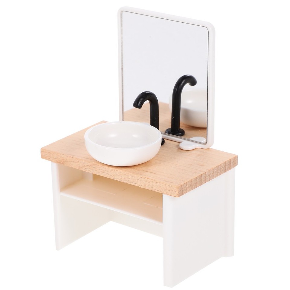 Doll House Wash Sink Miniature Bathroom Hand Basin Miniature Hand ...