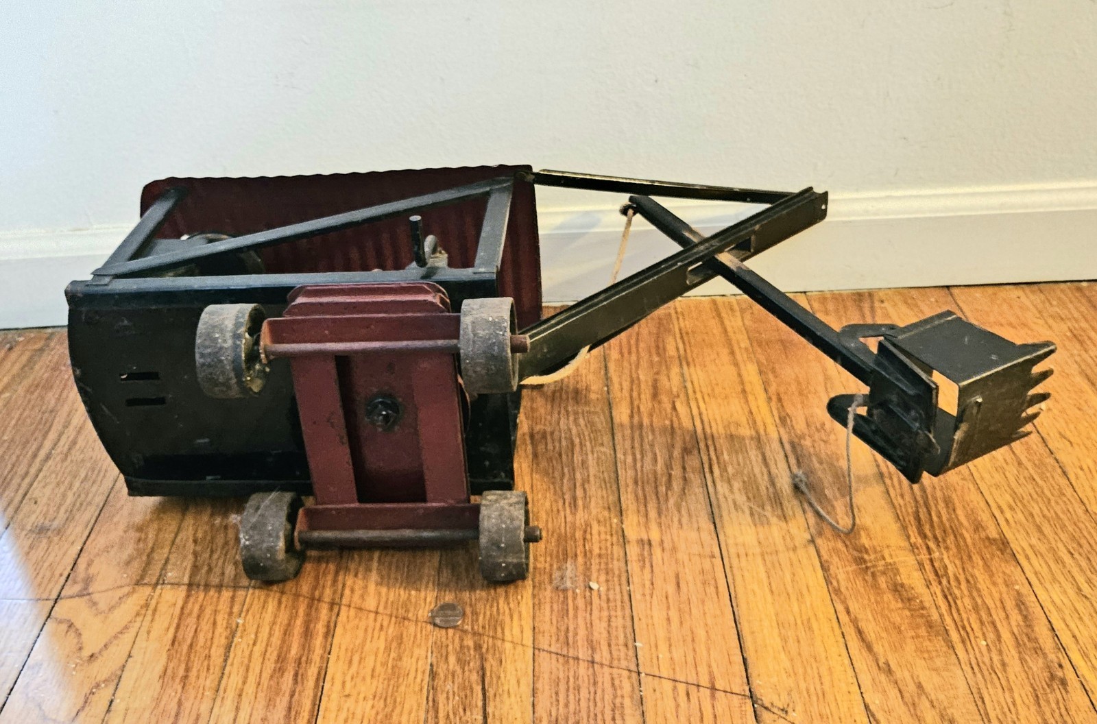 Antique Buddy L Steam Shovel Pressed Steel 1920's Vintage Construction ...