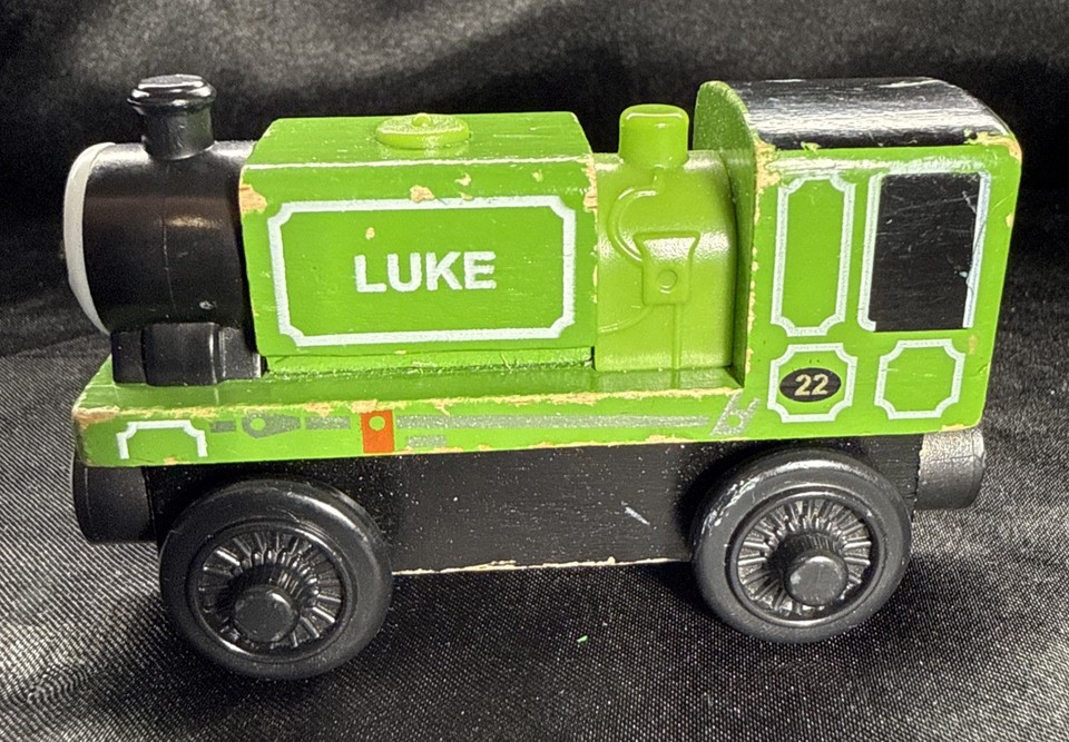 Thomas & Friends Wooden Railway Luke Y4087 Train Tank Engine Green 2012 ...