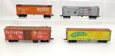4 HO Gauge Model Train Boxcars with Weights inside Nice Cars | eBay