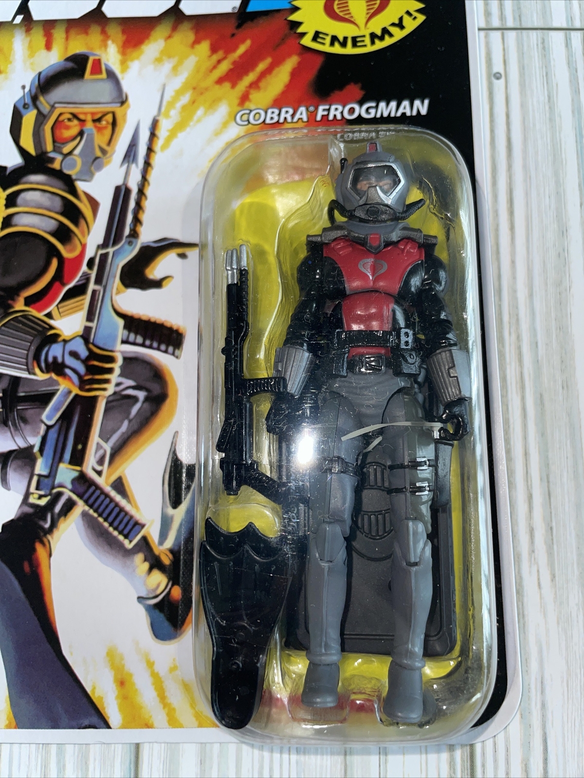 2008 Gi Joe MOC Cobra Frogman Eel Cartoon Series 25th 100 Hasbro for ...