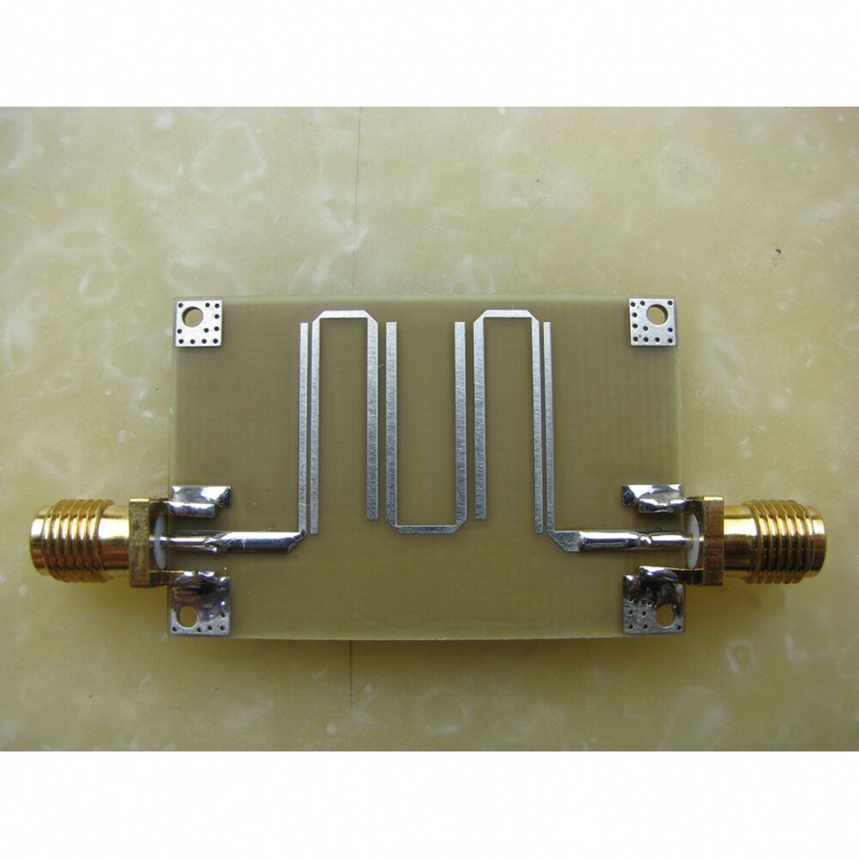 2.4GHz microstrip bandpass filter WiFi Zig-Bee BT filter filter clutter ...