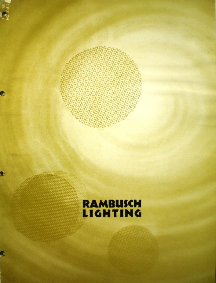 RAMBUSCH Lighting Downlites Catalog ASBESTOS Gasket 1961 | eBay