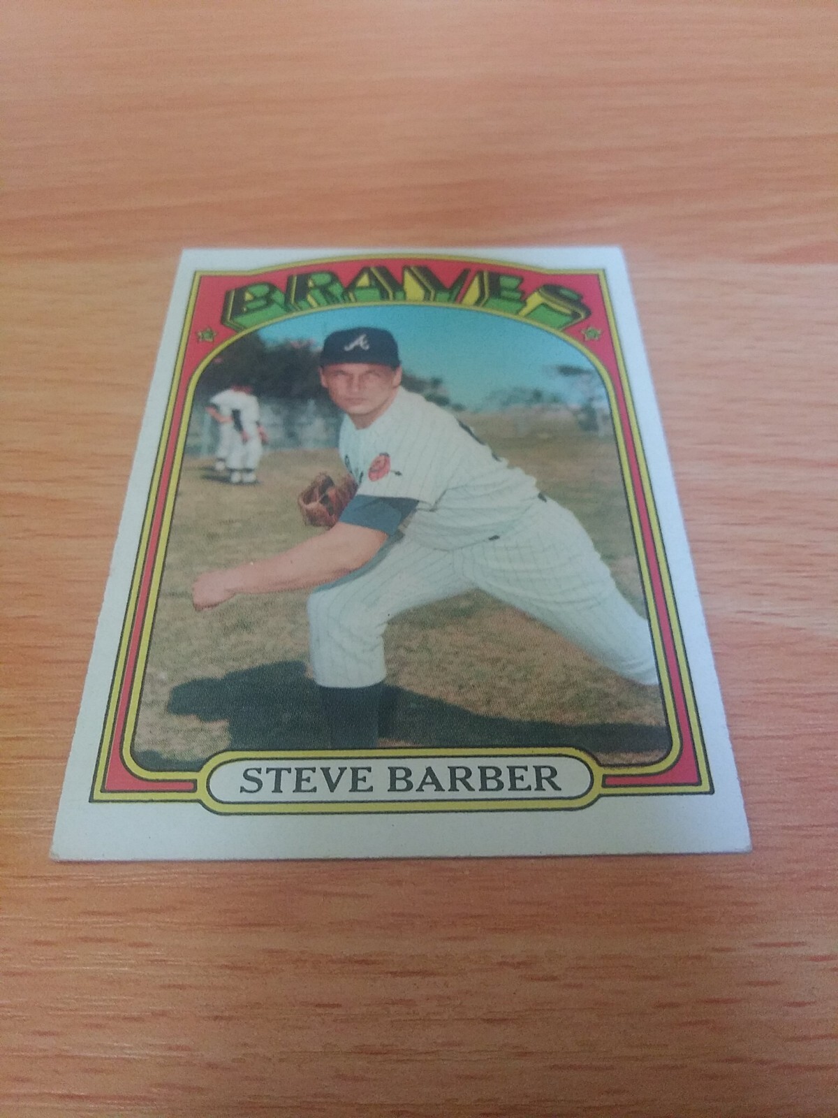 1972 TOPPS BASEBALL CARD # 333 STEVE BARBER BRAVES PITCHER | eBay