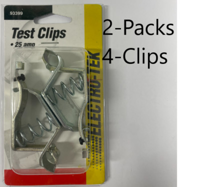 Electric Test Clips (2-Packs-4-Clips ) 25 AMP FREE SHIPPING | eBay
