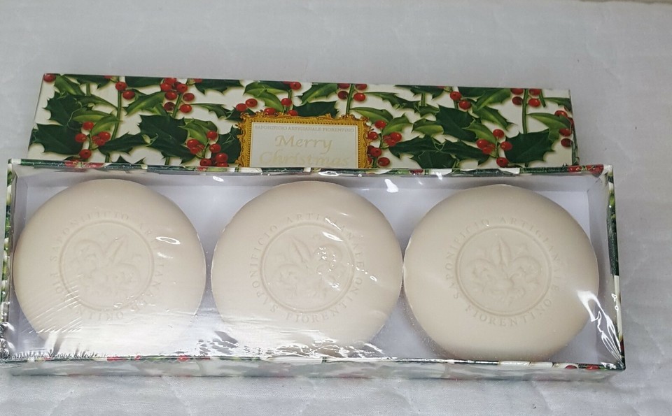 3 Fine Italian Soaps In Box 5.29 OZ EA SAPONIFICIO ARTIGIANALE ...