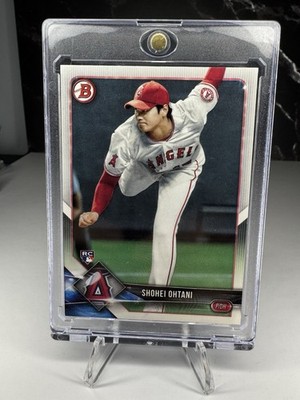 2018 Bowman Shohei Ohtani #49 (RC) Pitching Rookie Los Angeles Angels ...