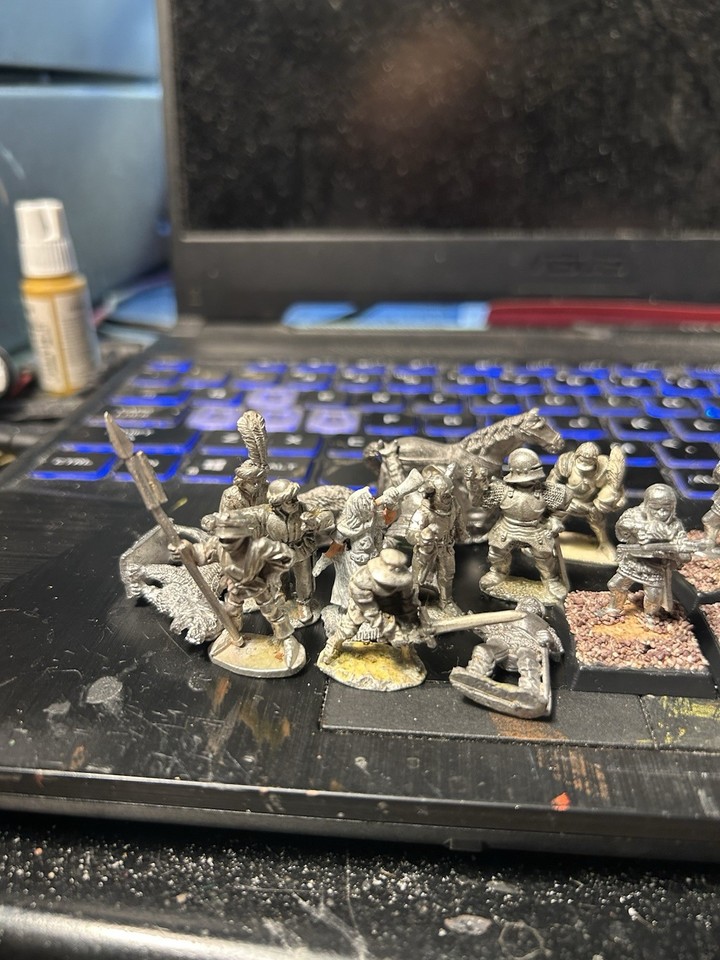 28mm Medieval Infantry Miniatures Job Lot Perry Miniatures Citadel ...