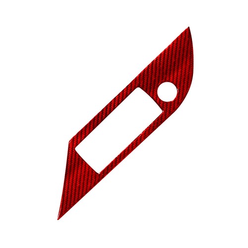 Red Carbon Fiber Interior Front Door Control Cover Trim For Toyota ...