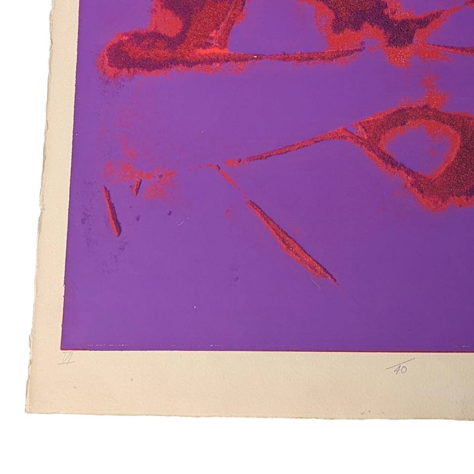 Vtg William Weege Song of Songs Silk Screen Mylar Print 1969 Nordness ...