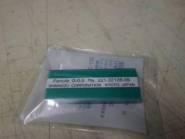 Shimadzu QP 5000 GC Ferrule g - .05 p/n 221-32126-05 qnt 10 for sale ...