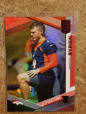 2019 Panini Donruss Elite Rookies Aspirations /96 Brett Rypien #178 ...