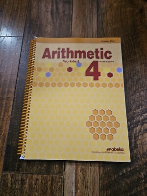 Abeka 2016 Homeschool 4th Grade Arithmetic Work-text Answer Key Book ...