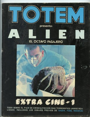 ALIEN (1979) on Special Issue Totem Magazine, Spanish, Giger, Moebius, Foss | eBay Australia