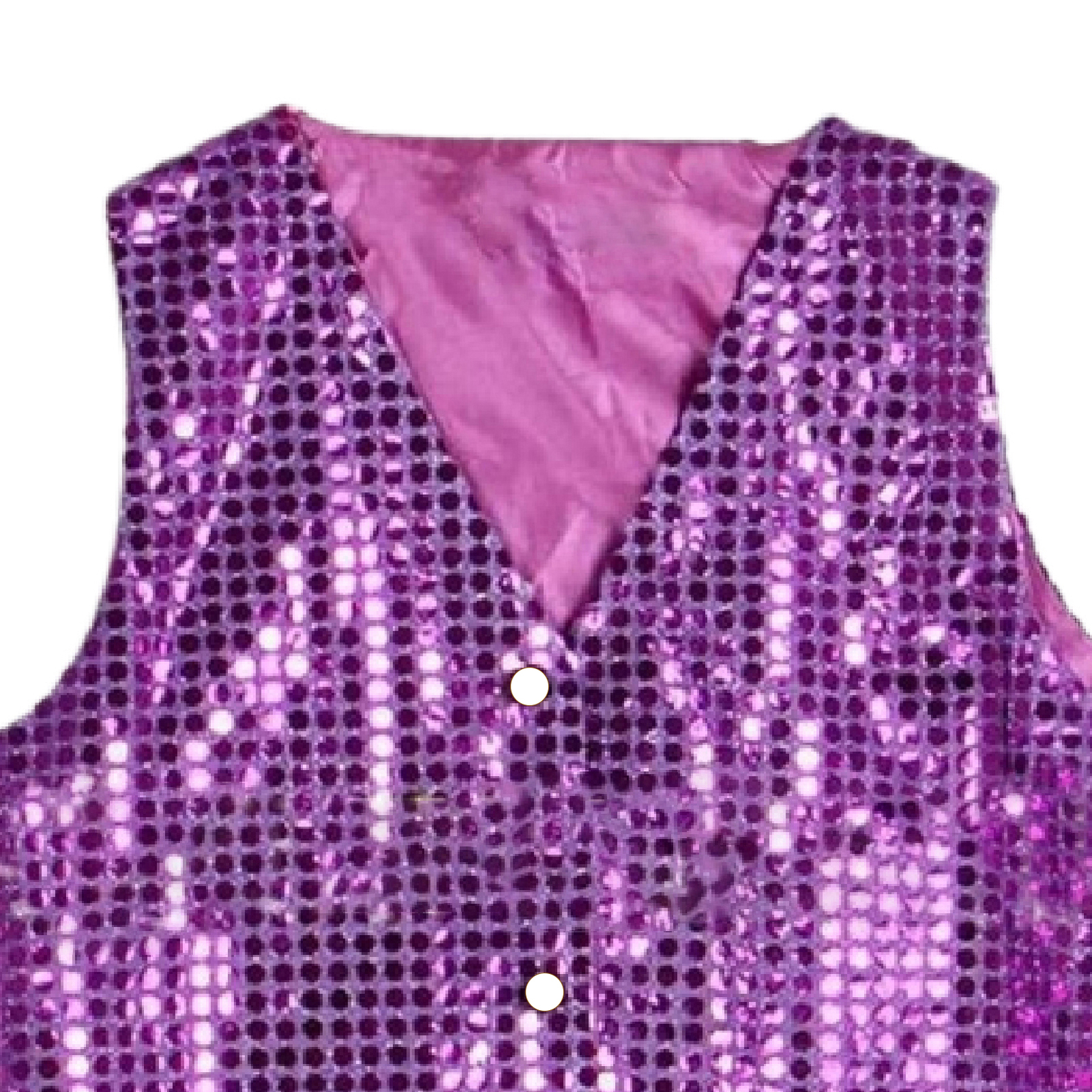 Costume Vest Easy Care Neck Colorfast 3 Press Buttons Costume Jacket ...