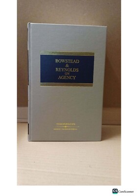 Bowstead And Reynolds On Agency 18th Ed The Common Law Library | eBay