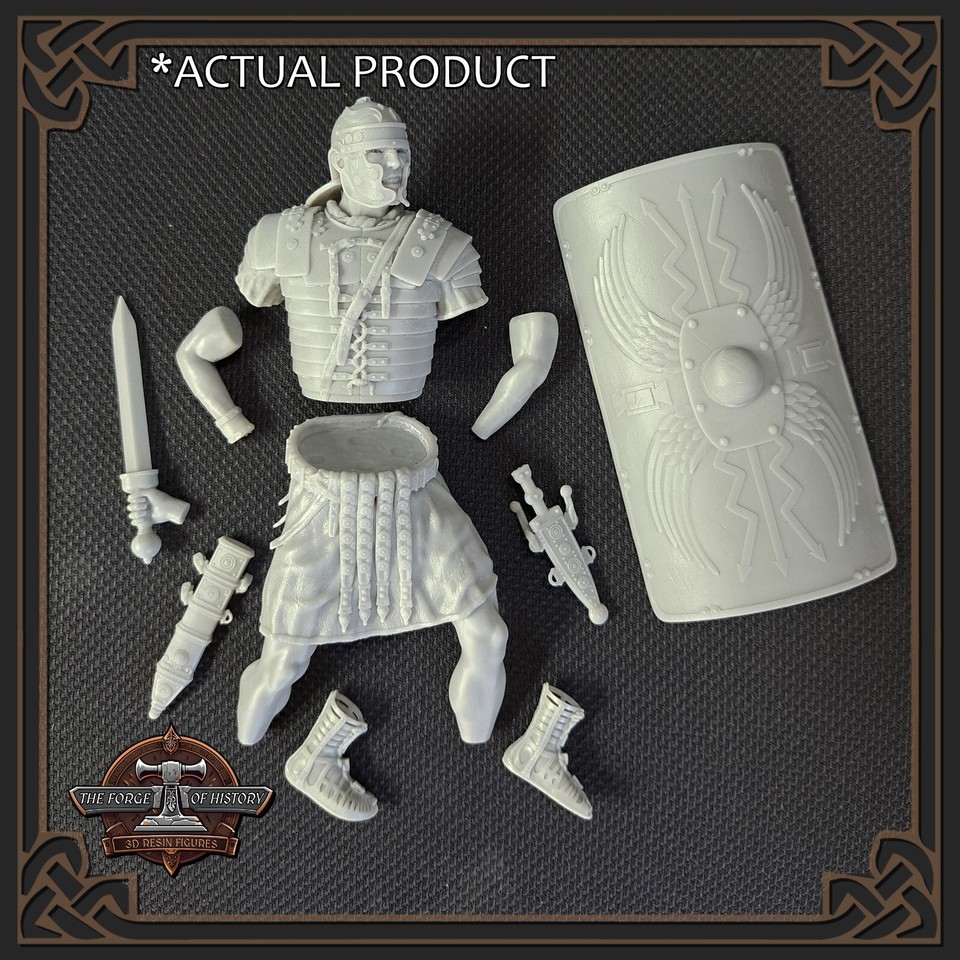 Roman Empire Legionary 1 - Scale 1/18 to 1/6 - 3D Resin Printed Figure ...