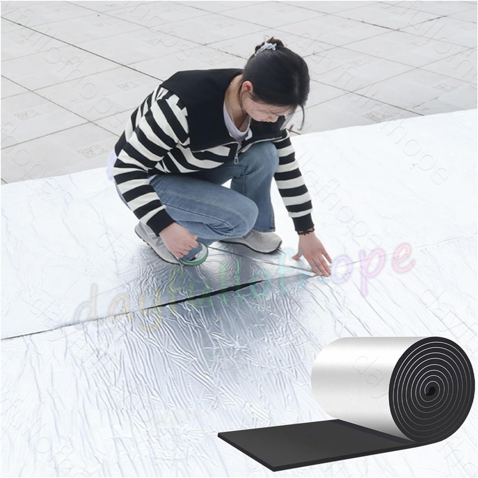 10M Sound Deadening Mat Roll Car Van Insulation 7mm Thick Closed Cell ...