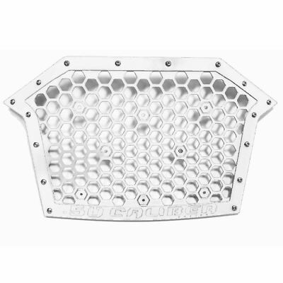WHITE Polaris RZR PRO XP Custom Billet Aluminum Grille Grill Insert ...
