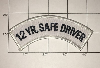 12 Yr. Safe Driver Patch | eBay