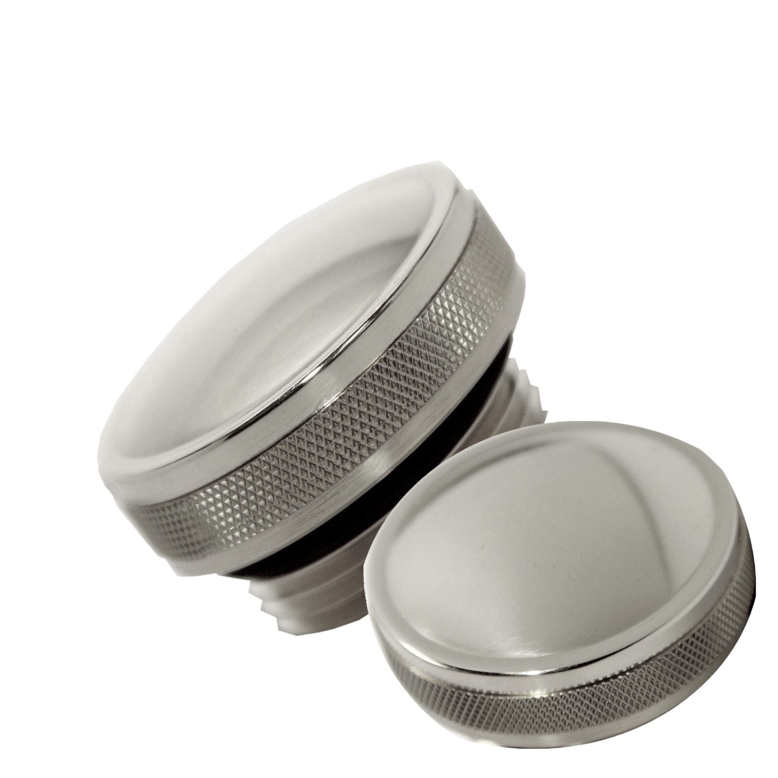 Custom Motorcycle Oil Cap 1-1/4" Domed Style Aluminum - Mooneye Oil Bag ...