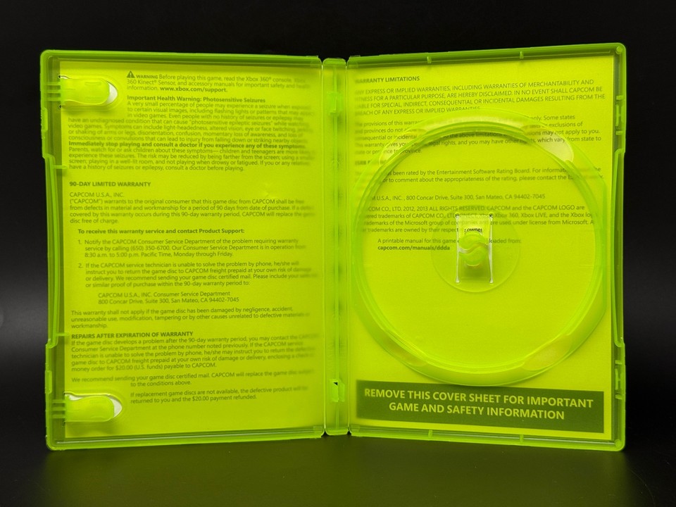 Dragon's Dogma: Dark Arisen (Microsoft Xbox 360) *EMPTY CASE ONLY* | eBay