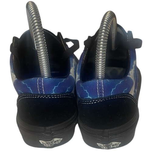 Vans Old Skool Black/Blue Lightning Shoes Size 6 Women's Skate Low Top ...