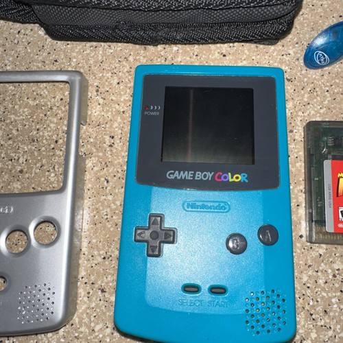Teal Gameboy Color Bundle Excellent Condition Nyko Light Official ...